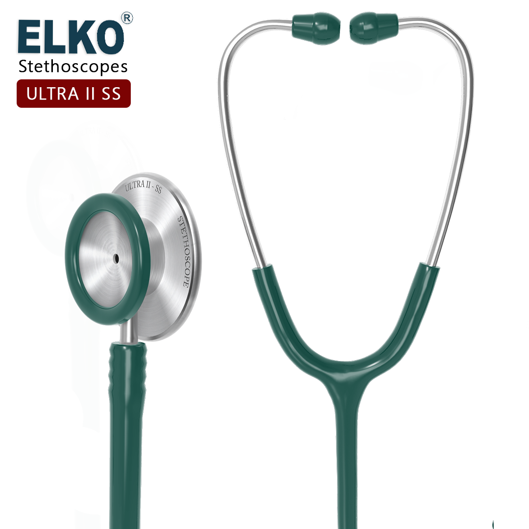 ELKO ULTRA II SS Stainless Steel Stethoscope – ELKO Healthcare